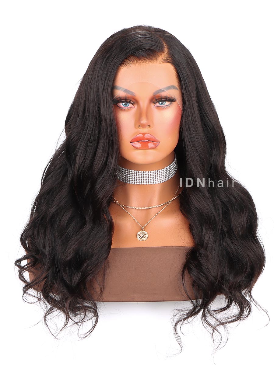 Lace Front Wavy Wigs Human Hair Glueless HD Lace Side Part – IDNhair