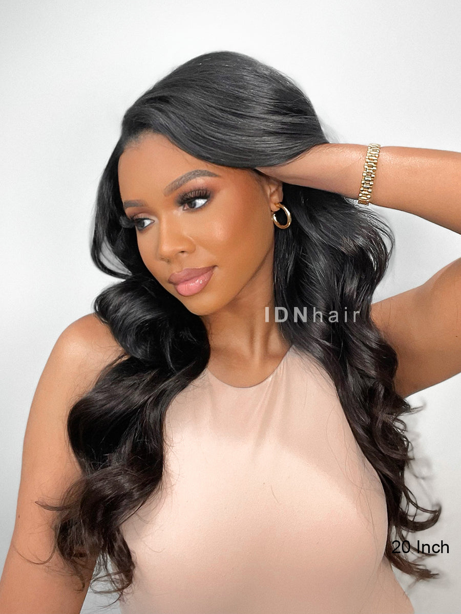 Isabel Body Wave Super Flat Seamless Paper Thin Clip in Hair Extension ...